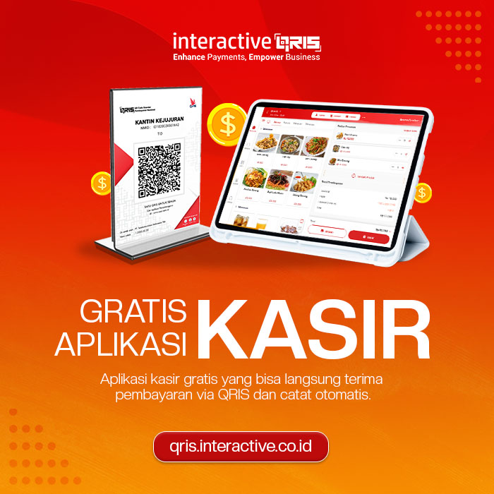 Login InterActive QRIS - merchant.qris.interactive.co.id